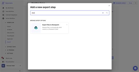 Sharepoint Export