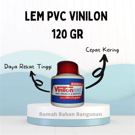Jual Lem Pipa Vinilon Glue Lem Pipa Paralon Vinilon 120gr Shopee