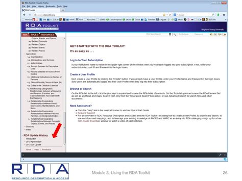 Ppt Module 3 Rda Basics Using The Rda Toolkit Powerpoint Presentation Id2862978