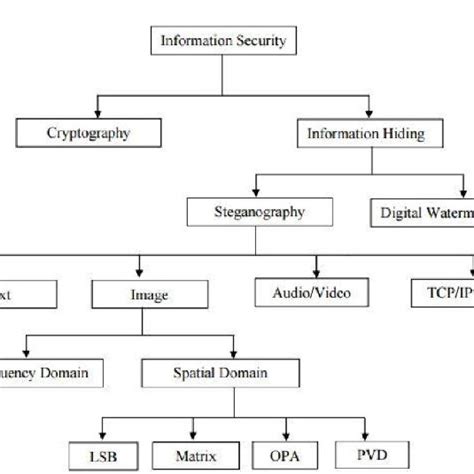 Overview Of Information Security System And Steganography Classifications Download Scientific