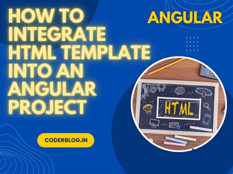 How To Integrate Html Template Into An Angular Project By Winson Yau