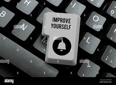 Sign Displaying Improve Yourself Business Approach To Make Your Skills