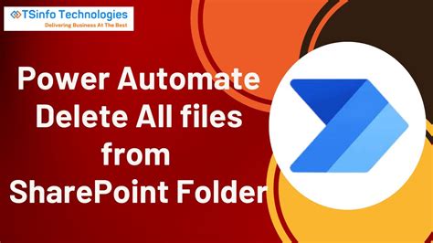 Power Automate Delete All Files From Sharepoint Folder Power Automate Delete Files From
