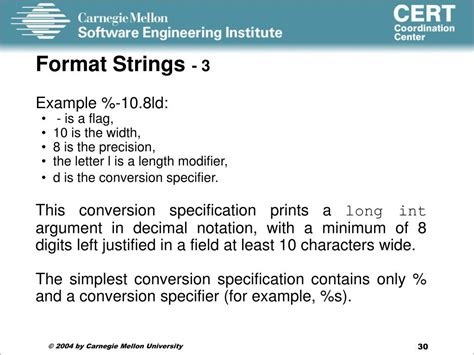 Ppt Formatted Output Secure Coding In C And C Robert C Seacord Powerpoint Presentation Id