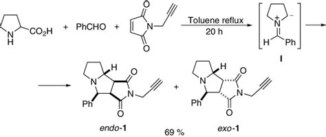 Scheme 2 Multicomponent 13 Dc Of Proline Benzaldehyde And
