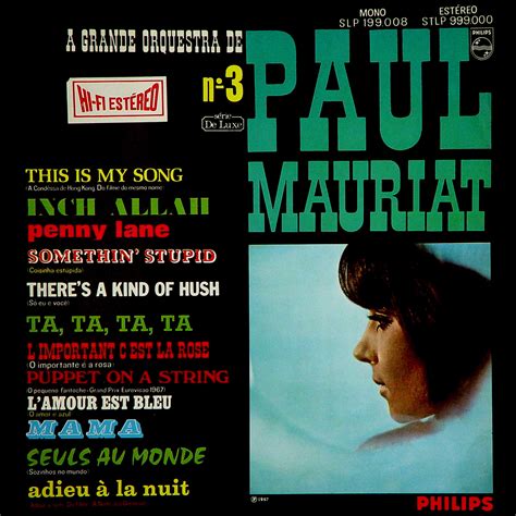 Paul Mauriat No 03 Le Grand Orchestre De Paul Mauriat 1967