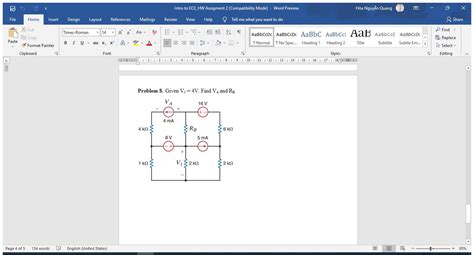 Solved Intro To ECE HW Assigment 2 Compatibility Mode Chegg Com