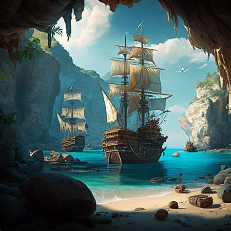 Иллюстрация Пираты в стиле 2d | Illustrators.ru