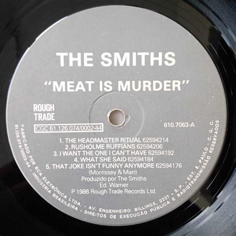 The Smiths Meat Is Murder Lp Vinil Boa Viagem Discos Loja