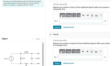 Solved Use Source Transformations To Find The Norton