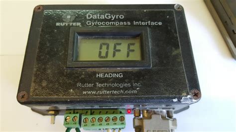 Rutter Technologies Inc Datagyro Gyro Compass Interface Rt 372 Input