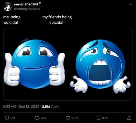 Blue Emoji Meme Origins Spread And Examples