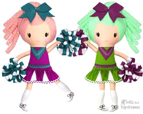 Cheerleader Sewing Pattern Dolls And Daydreams