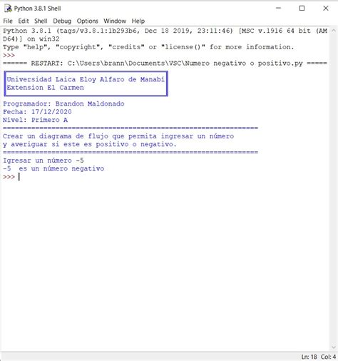 Programa Diagrama de flujo y código en Python