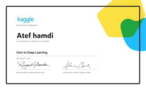 atef hamdy on linkedin kaggle deeplearning artificialintelligence