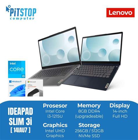 Jual Lenovo Ideapad Slim I Iau Cuid Cvid Core I U Ram Gb Ssd Gb Arctic Grey