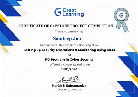 sandeep jain on linkedin completed capstone project as part of post