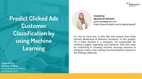 Predict Clicked Ads Customer Classification By Using Machine Learning Speaker Deck
