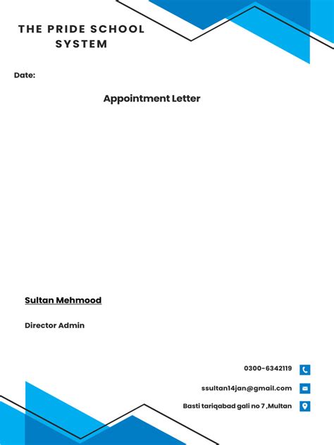Blue And Black Corporate Simple Application Letter Pdf