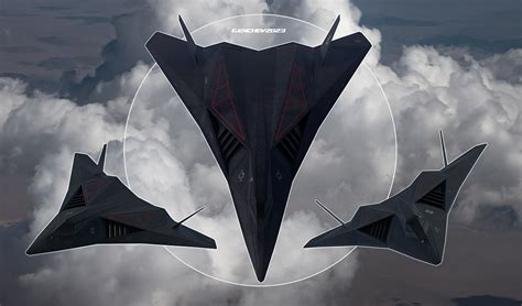 Retro Stealth Bomber Designs On Behance