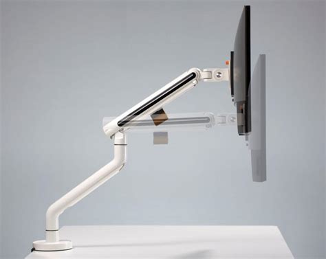 Smartview Enkel Monitorarm Wit Ergo2work