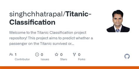 GitHub Singhchhatrapal Titanic Classification Welcome To The Titanic Classification Project