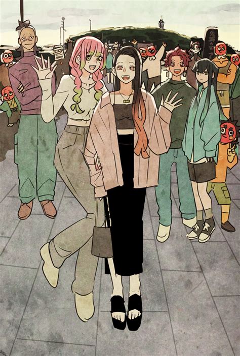 Kamado Nezuko Kanroji Mitsuri Kamado Tanjirou Tokitou Muichirou