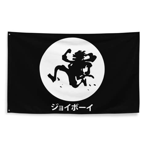 Luffy Gear 5 Nika Moon Jolly Roger Flag One Piece Universe Store
