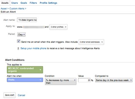 Monitoring SEO With Custom Alerts For In Google Analytics Bounteous