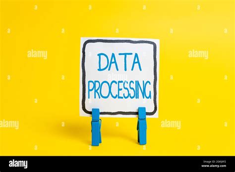 Conceptual Caption Data Processing Business Showcase Collection And Manipulation Of Items Of