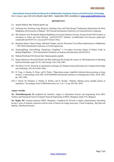 Survey On Performance Of Hadoop Map Reduce Optimization Methods Pdf