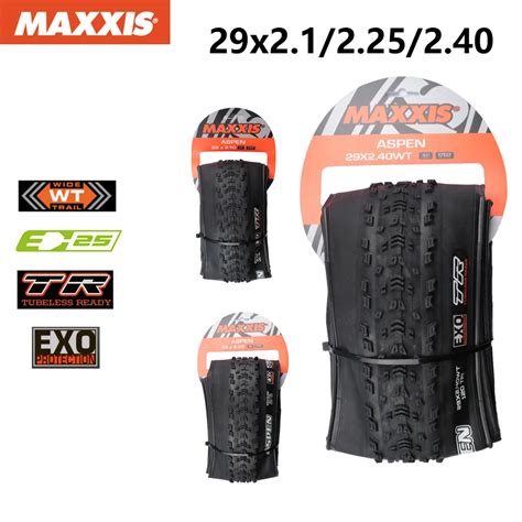 Maxxis Aspen Xc 오프로드 자전거 타이어 펑크 방지 튜브리스 자전거 타이어 산악 자전거 진공 타이어 29x2122524wt