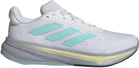 Adidas Mens Running Shoes Cloud White Flash Aqua Halo