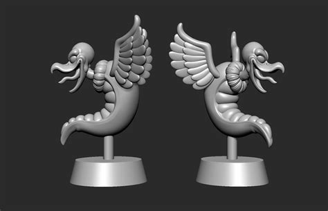 Stl File Chimaera Dragon Quest Fanart 🐉 ・model To Download And 3d Print・cults