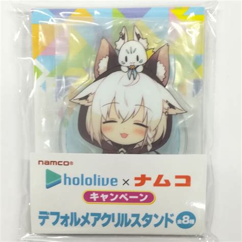 ホロライブ 白上フブキ 着ぐるみ デフォルメ アクリルスタンド ナムコキャンペーン K B
