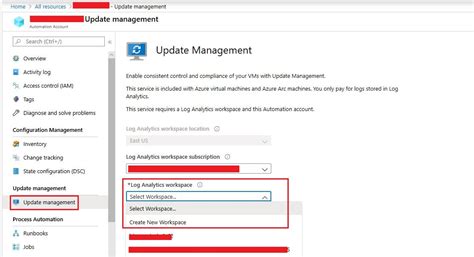 How To Connect Existing Automation Account And Log Analytics Workspace In Azure Stack Overflow