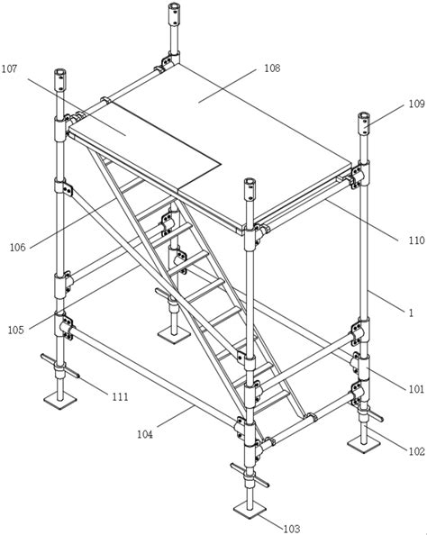 一种安全型建筑施工架的制作方法