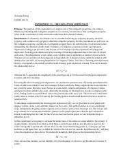 Lab Freezing Point Docx Xuhuang Zheng CHEM EXPERIMENT FREEZING POINT DEPRESSION