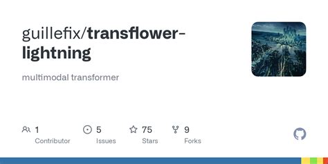 Github Guillefix Transflower Lightning Multimodal Transformer