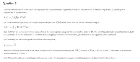 All Electric Field Solutions To The Scalar Wave
