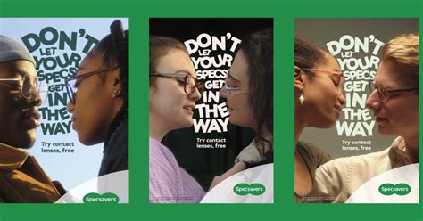Specsavers Promotes Its Contact Lens Range To Avoid Kiss Clash