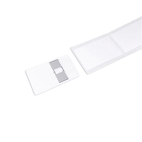 Uhf Rfid Flag Label Coated Paper Nxp® Ucode® 8 70×45 Mm Rfid Solution