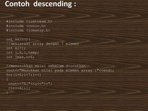 Materi SORTING PENGURUTAN Ppt