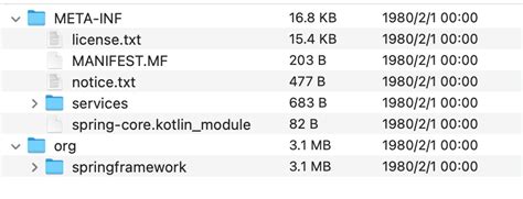 The Last Modified Timestamps Of Files In Spring Core Jar Are Incorrect · Issue 29633 · Spring