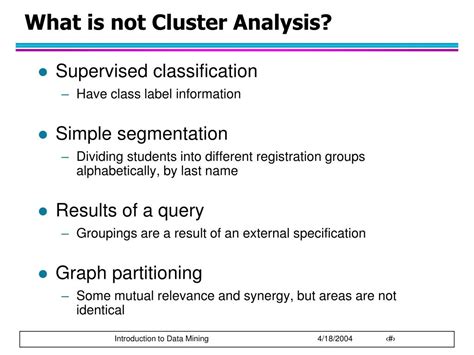 Ppt Data Mining Cluster Analysis Basic Concepts And Algorithms