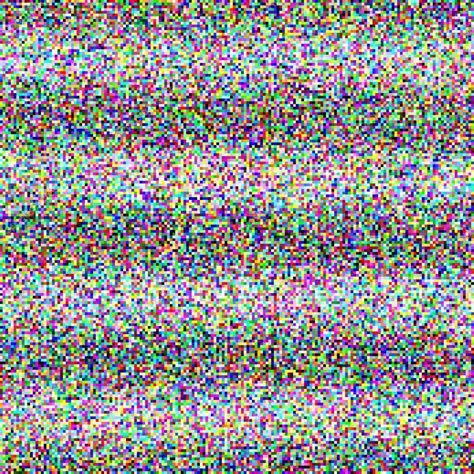 Color Static Tv Screen