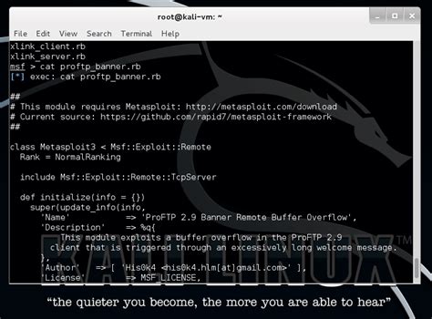 Exploit Module Format Metasploit Unleashed