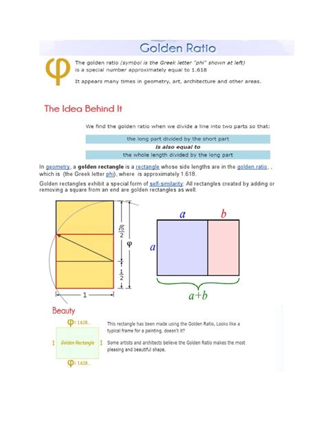 Quadratic Equation Golden Ratio Pdf