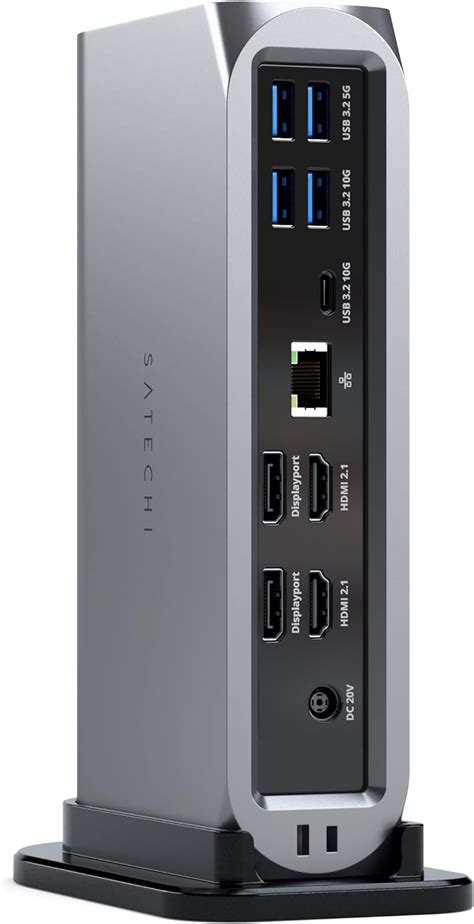 Satechi Thunderbolt 4 Dock Multiport 16 Ports 96w Charging Up To 4 Screens 4k 60hz Usb C