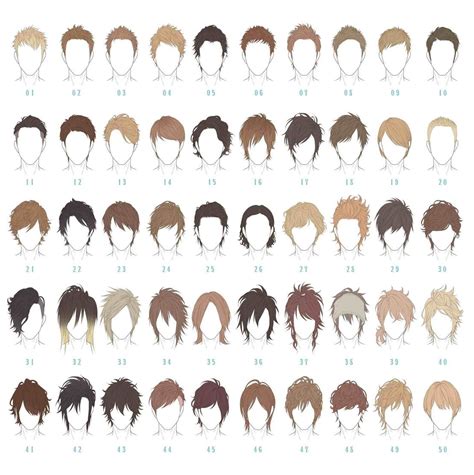 Как нарисовать волосы в стиле аниме